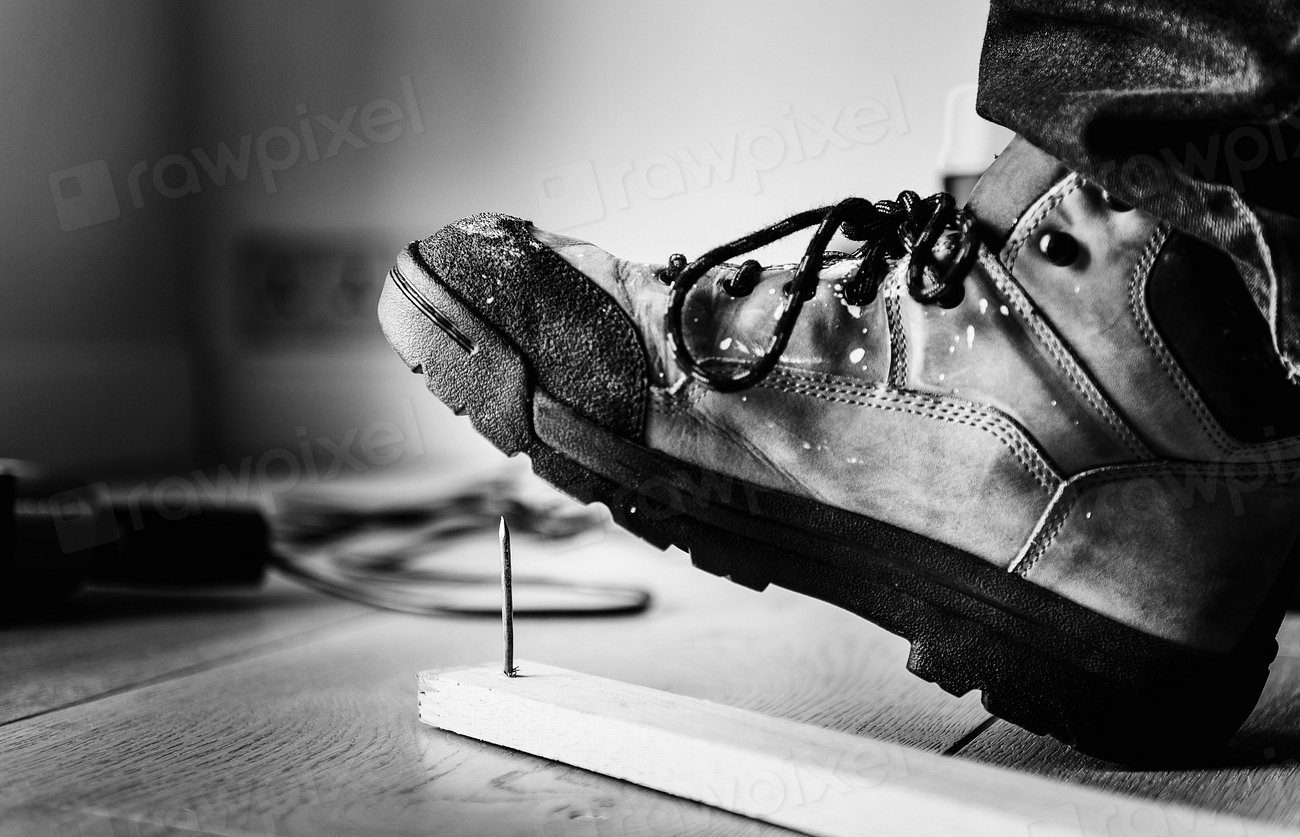 Person stepping on a nail | Free Photo - rawpixel