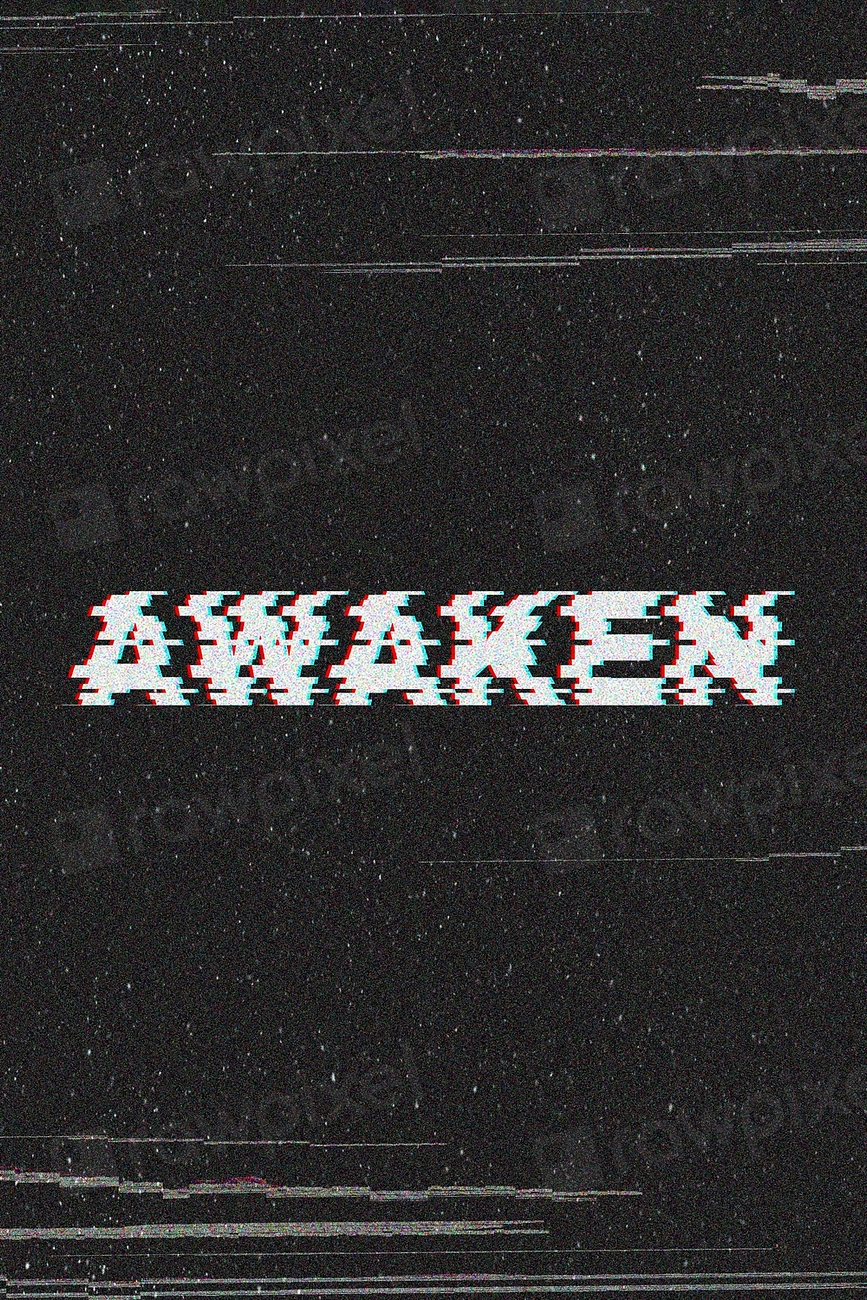 AWAKEN blurred word typography black | Free Photo - rawpixel
