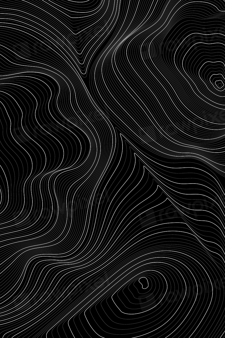 Gray topographic pattern black background | Premium Photo - rawpixel