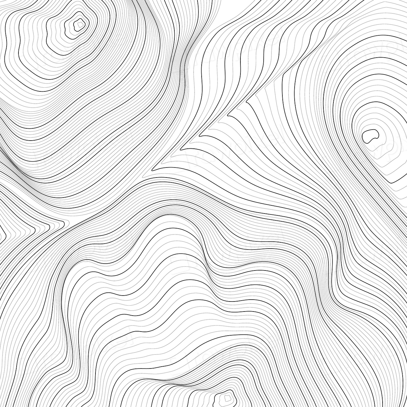 Gray topographic pattern white background | Premium Photo - rawpixel
