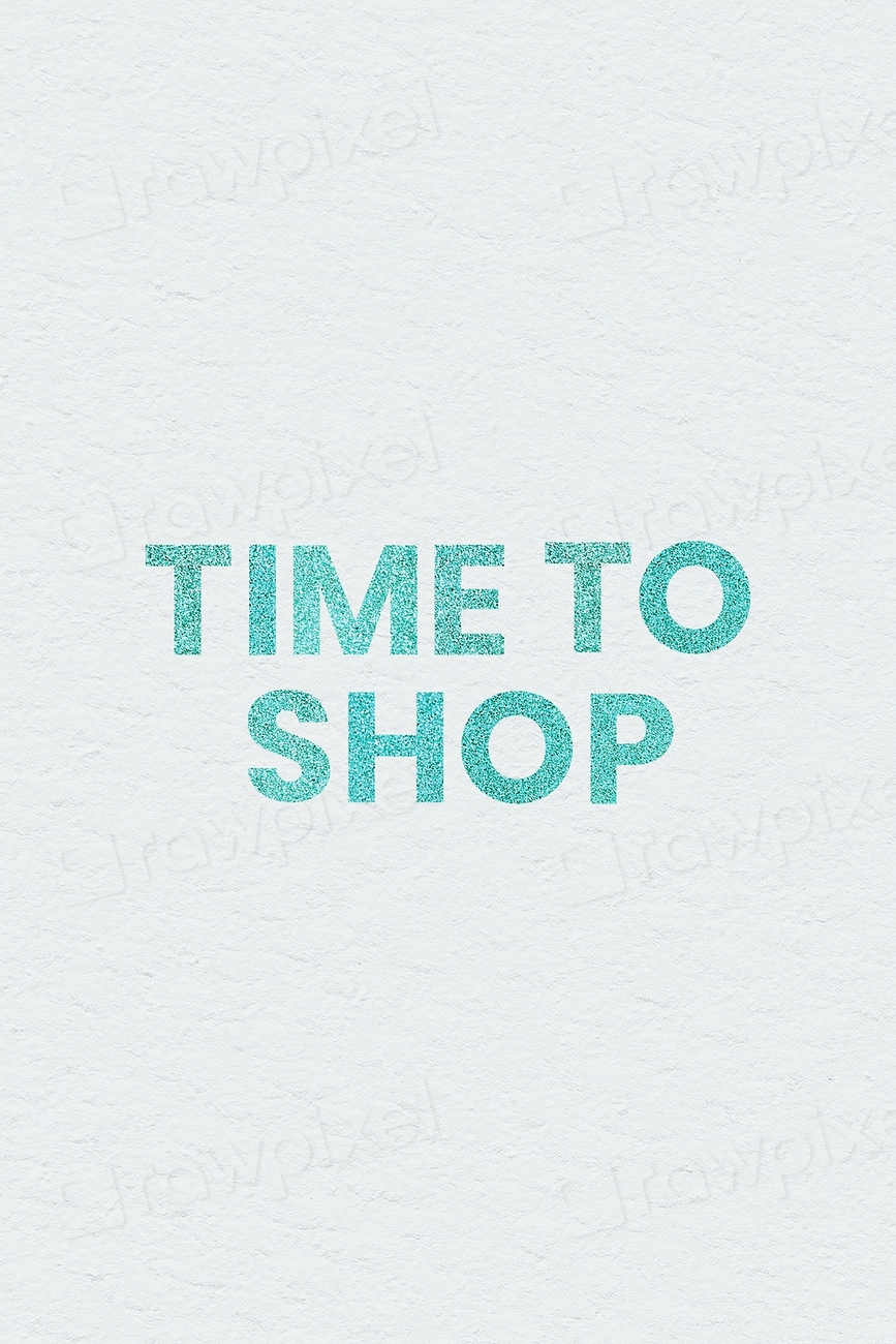 Time Shop aqua blue shiny | Free Photo - rawpixel