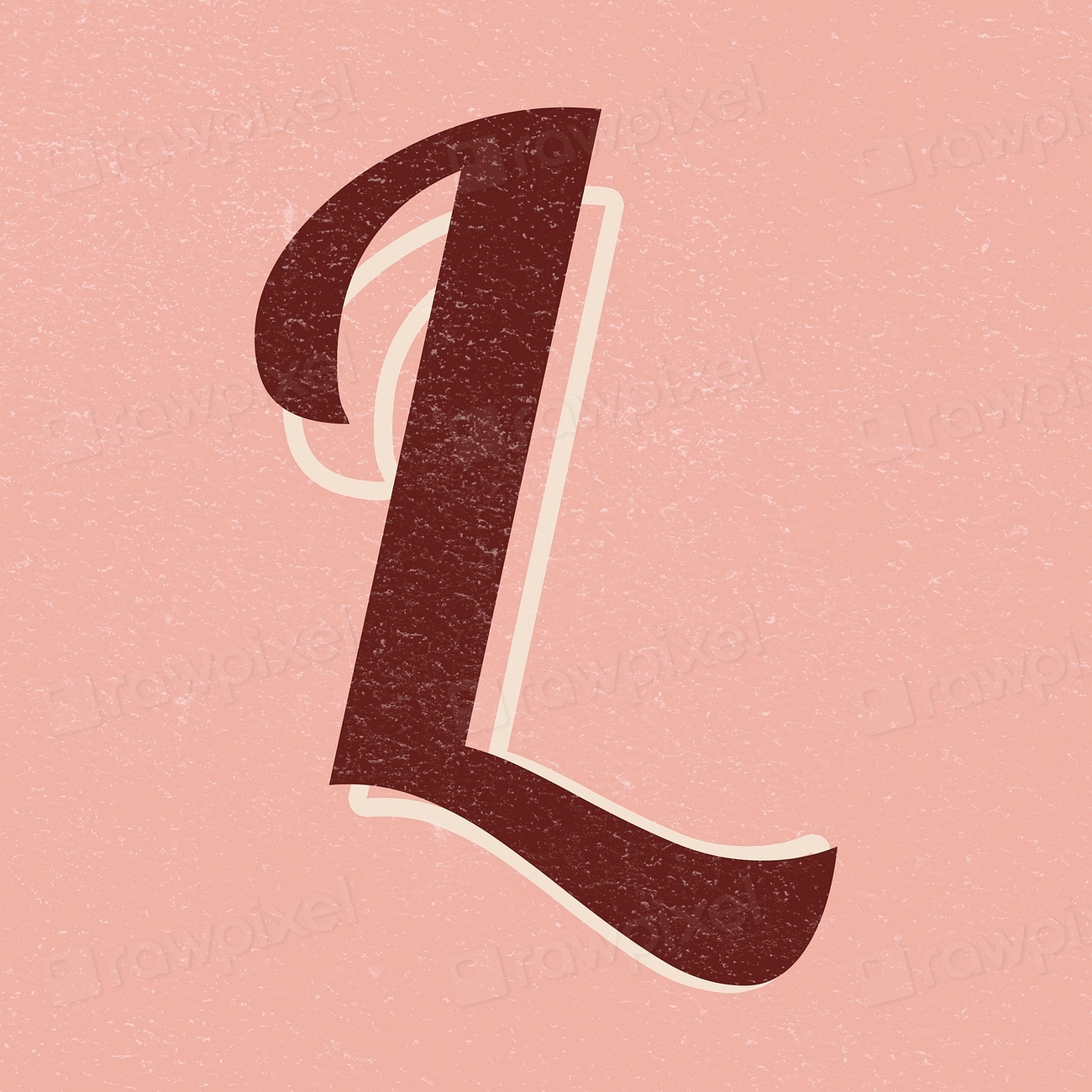 Letter L font printable z | Premium PSD - rawpixel