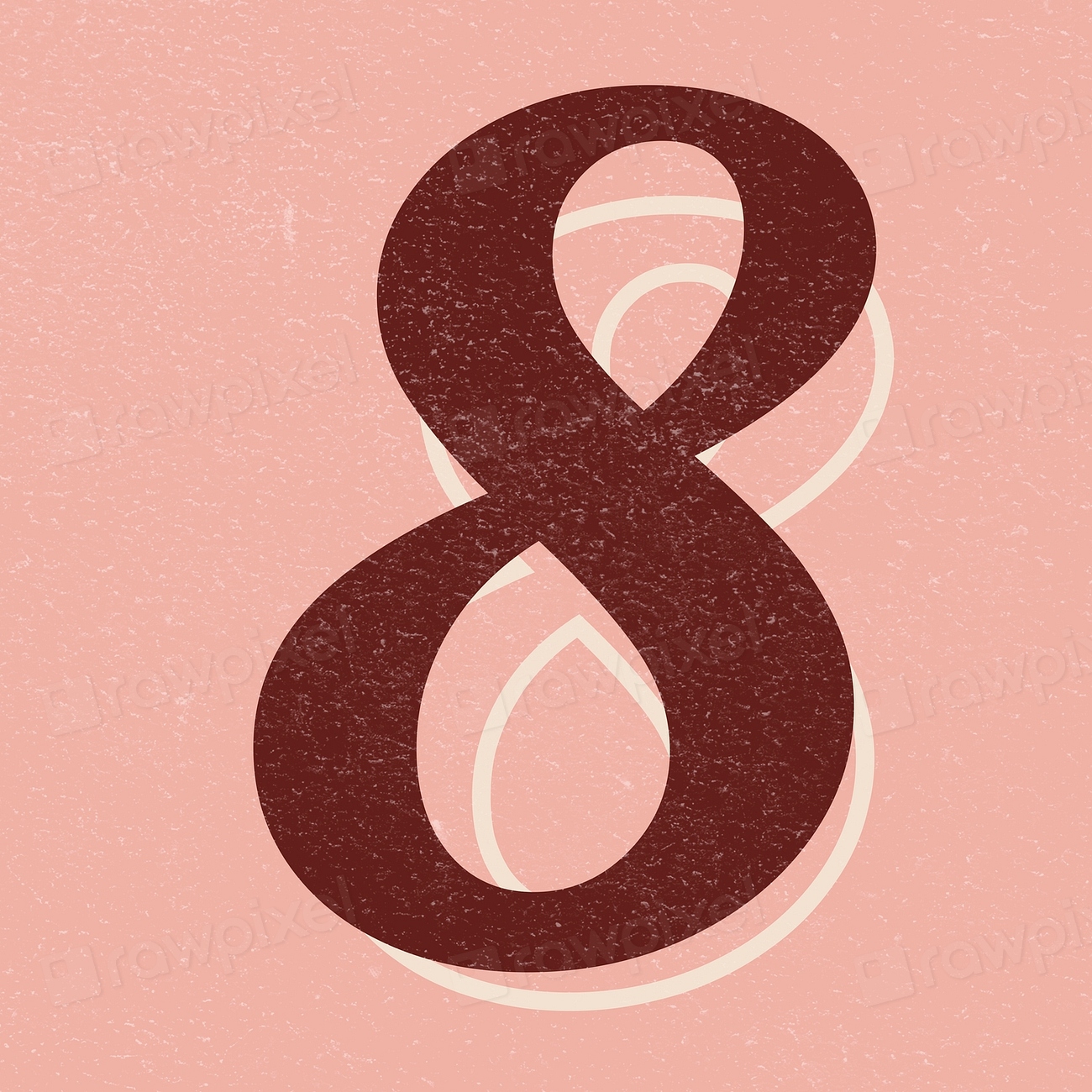 Number eight sign symbol icon | Premium PSD - rawpixel