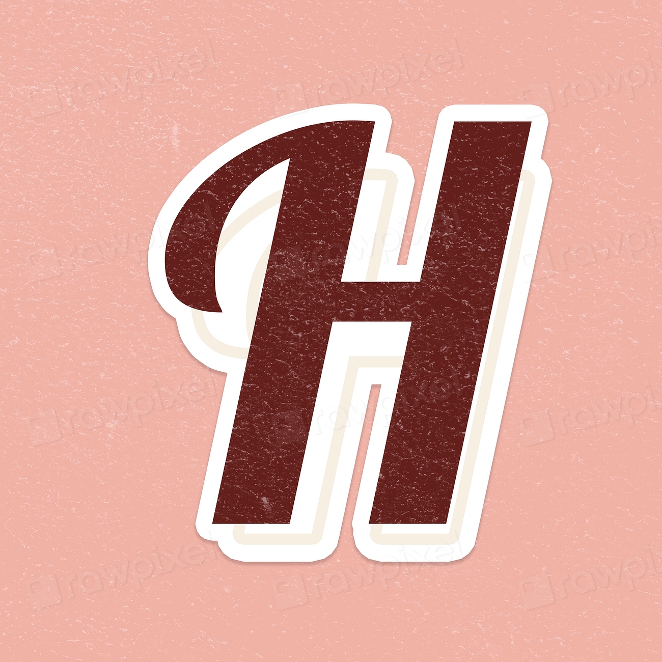 Letter H font printable z | Premium PSD - rawpixel