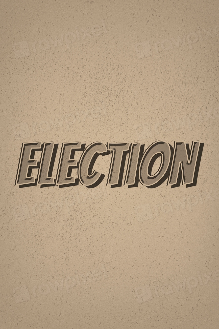 Election word retro style typography | Free Photo - rawpixel