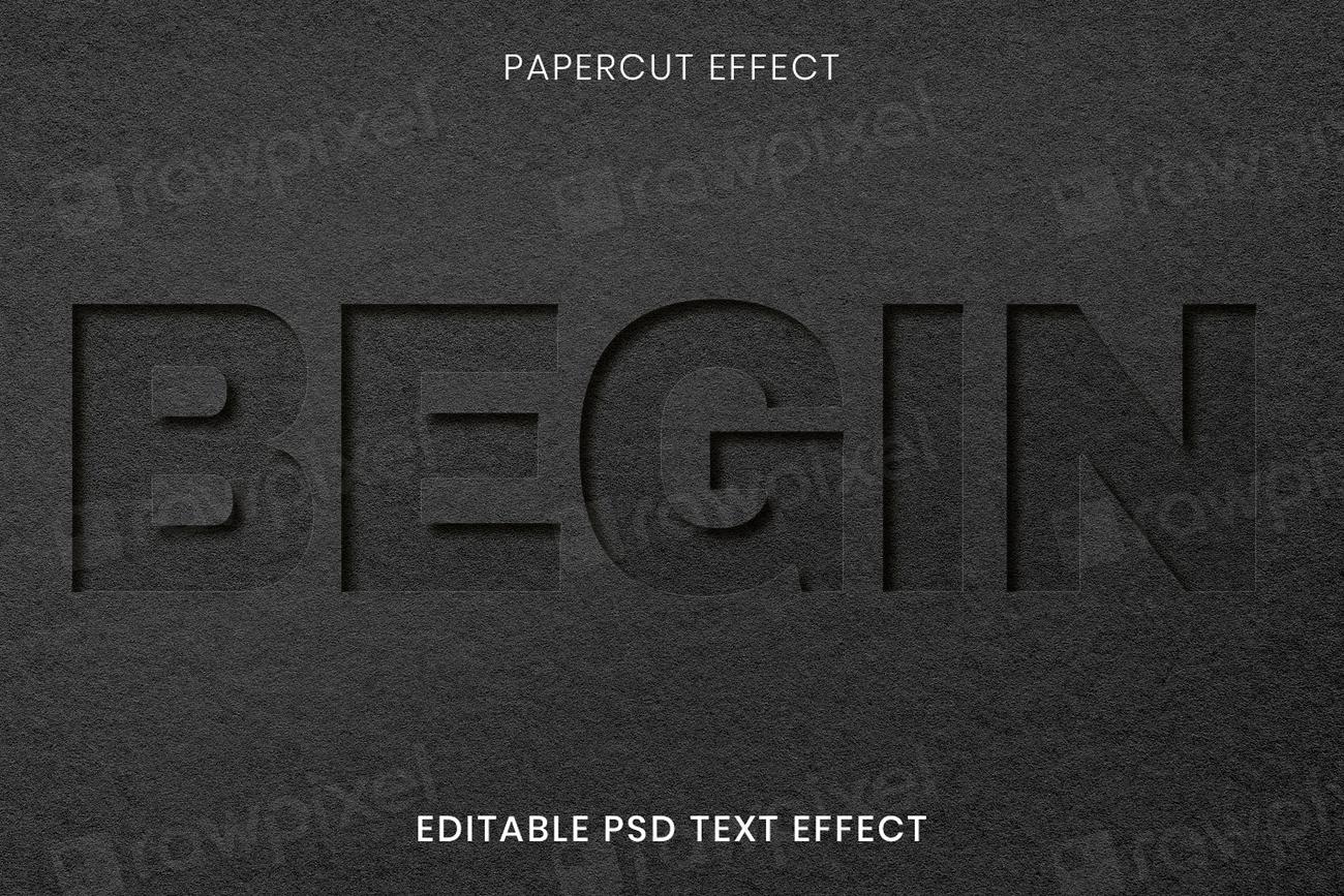 Editable paper cut psd template | Premium PSD Add-on - rawpixel