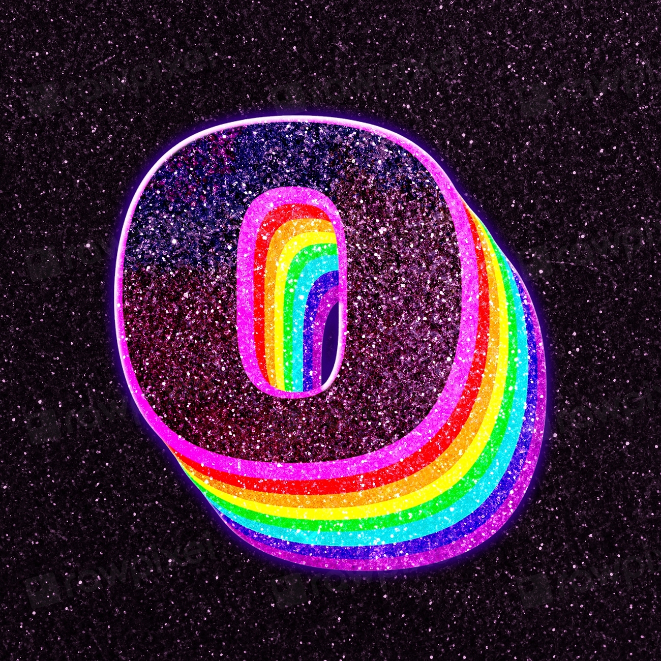 Number 0 font psd 3d | Premium PSD - rawpixel