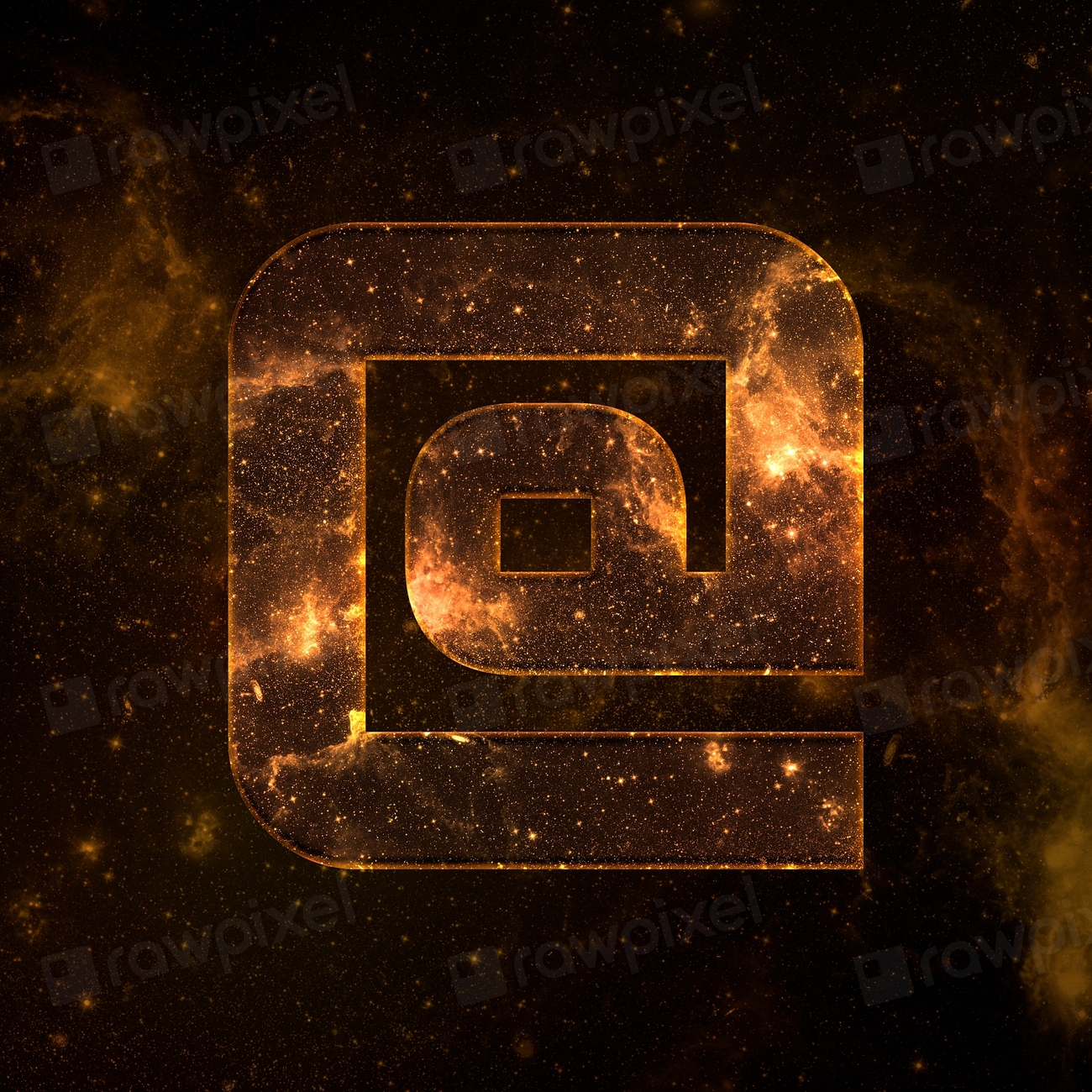 sign psd brown space effect | Premium PSD - rawpixel