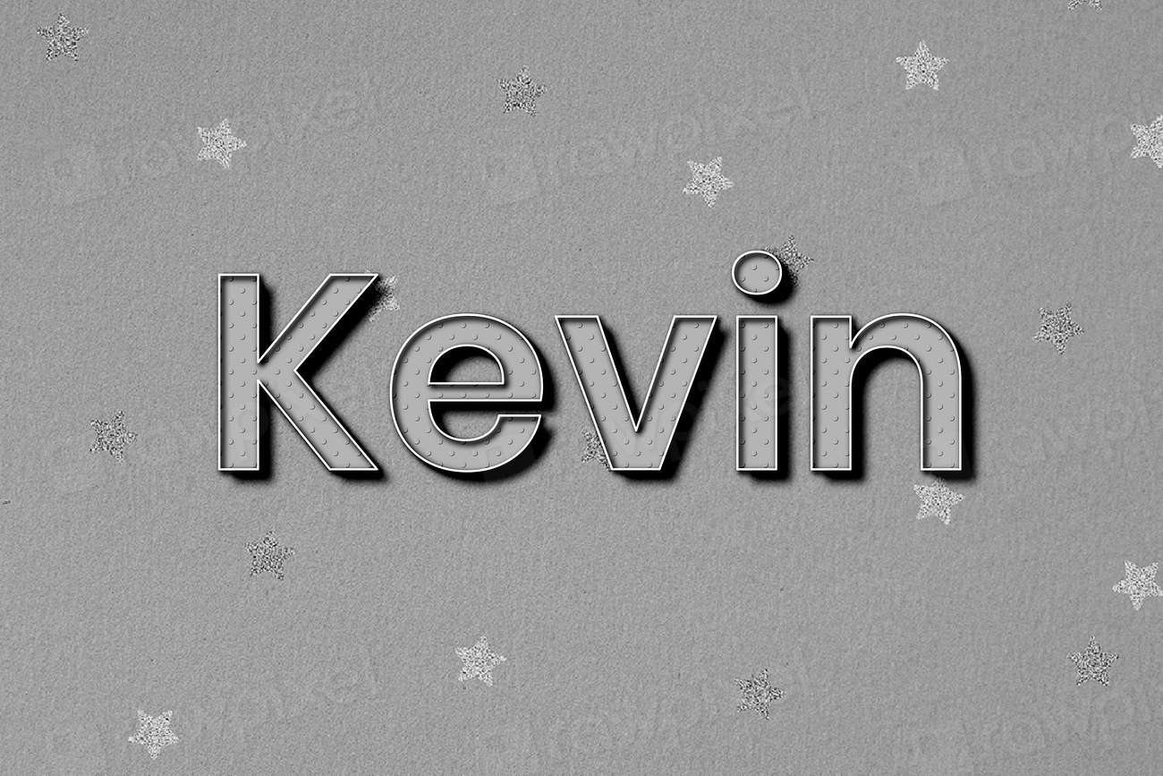 Kevin name polka dot lettering | Free Photo - rawpixel