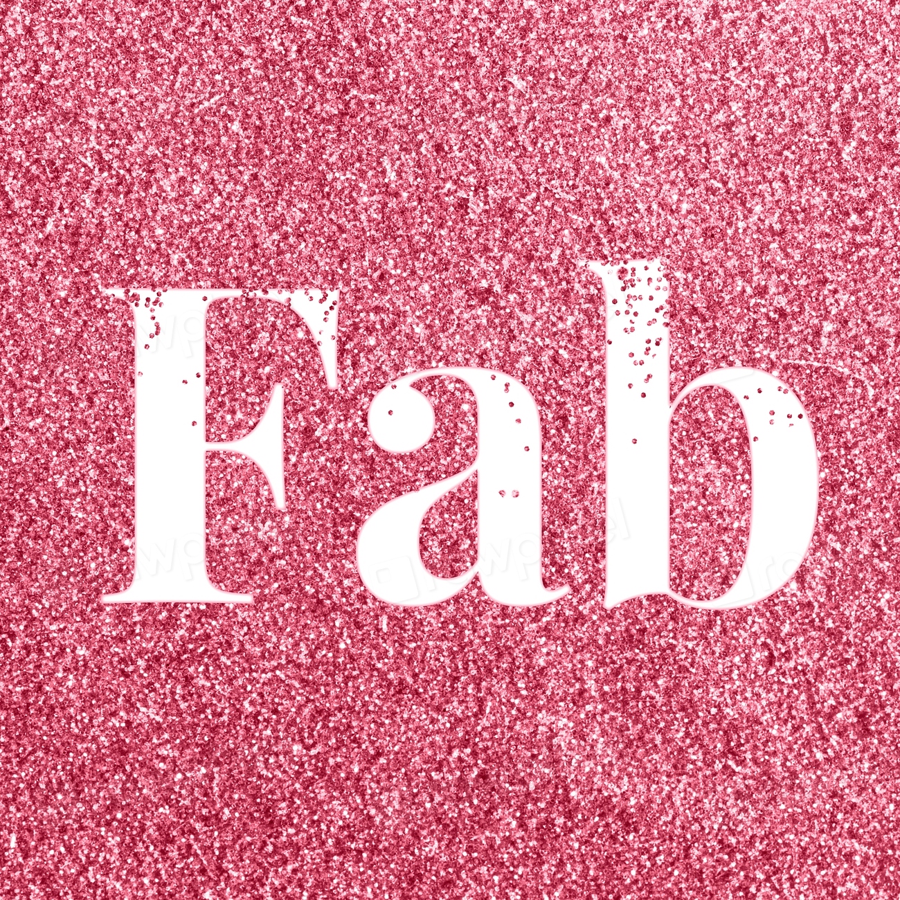 Fab word typography glitter font | Free Photo - rawpixel