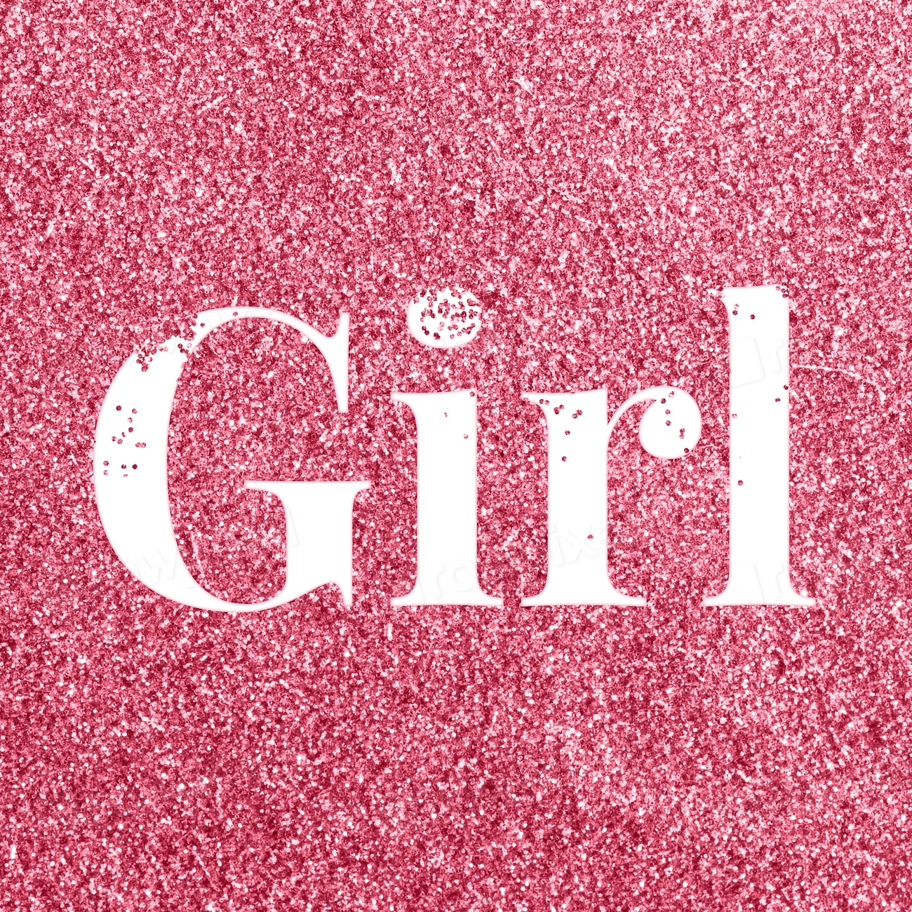 Girl text typography glitter font | Free Photo - rawpixel