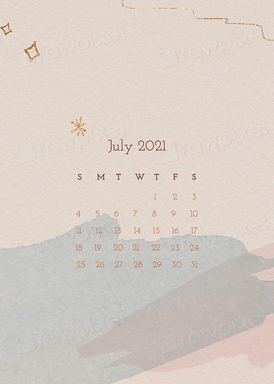 July 2021 calendar editable template | Premium Vector - rawpixel