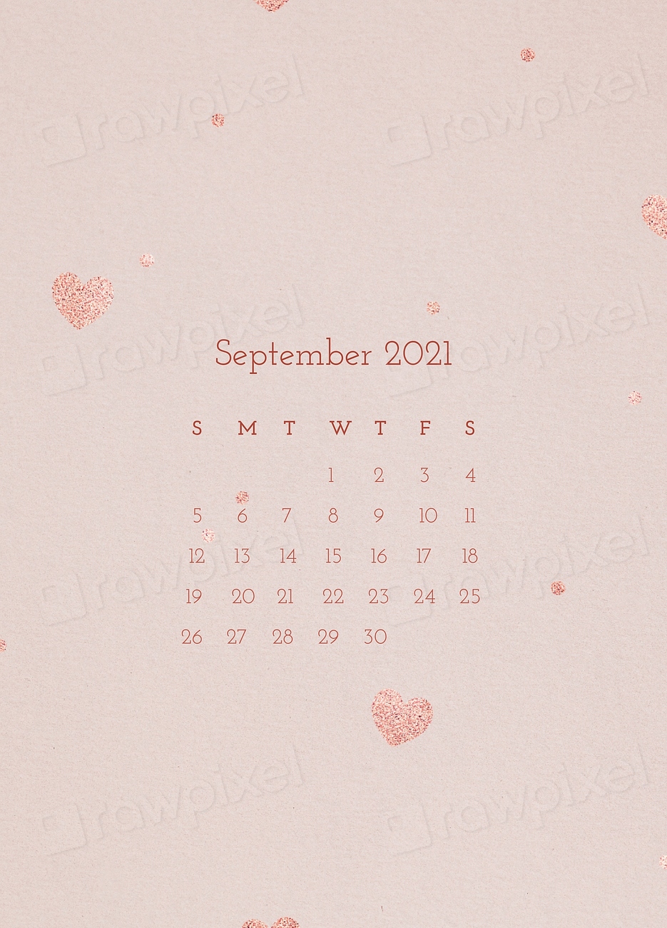 Calendar 2021 September printable abstract | Free Photo - rawpixel
