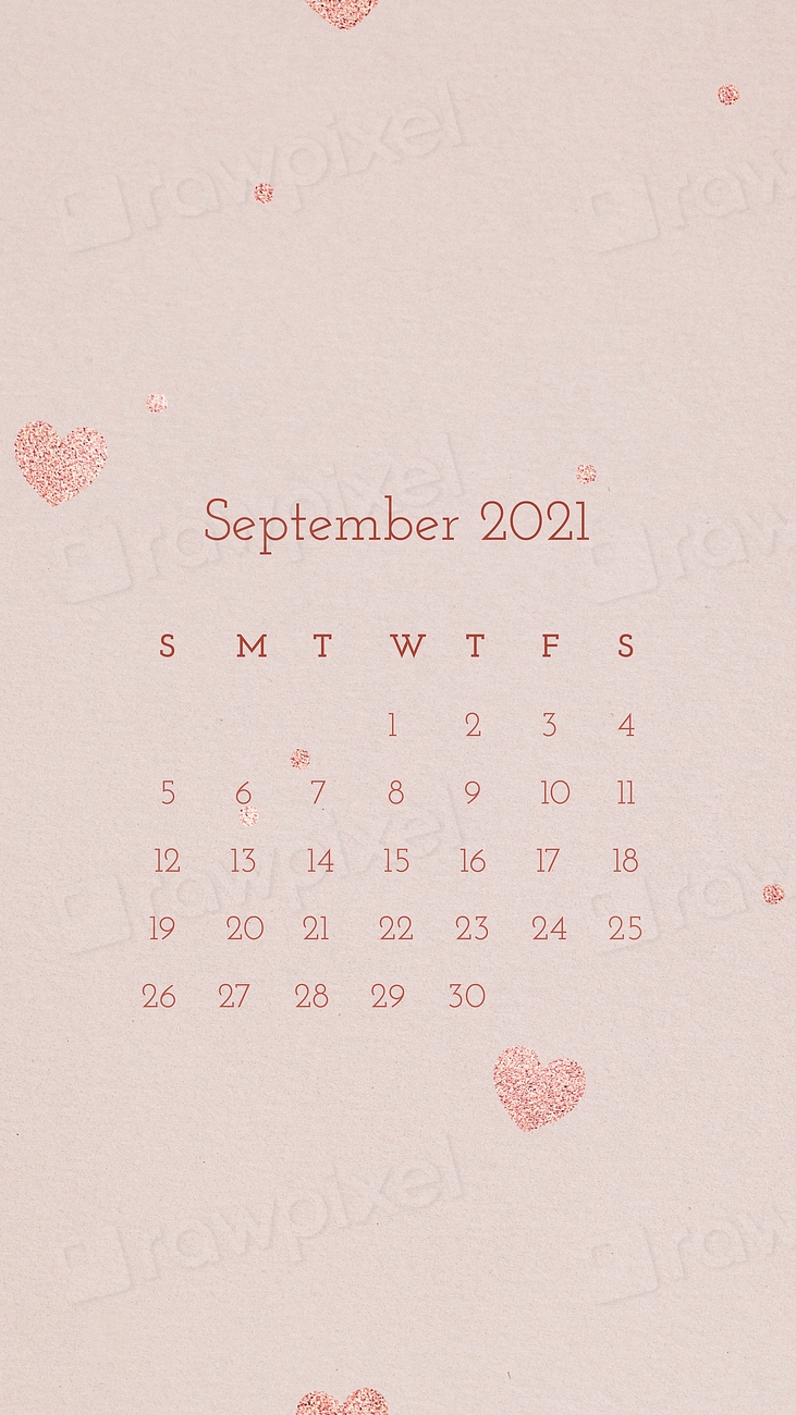 Calendar 2021 September editable template | Premium Vector - rawpixel