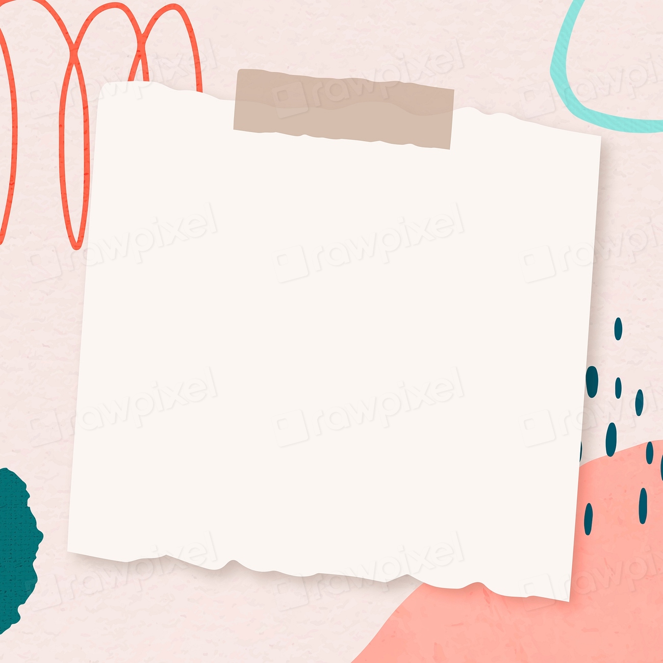 Cute frame psd beige paper | Premium PSD - rawpixel
