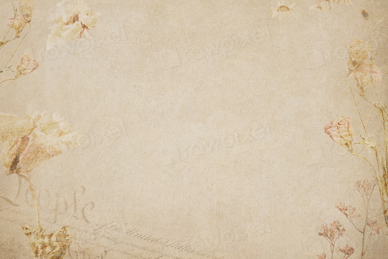 Flower vintage note paper background | Premium Photo - rawpixel
