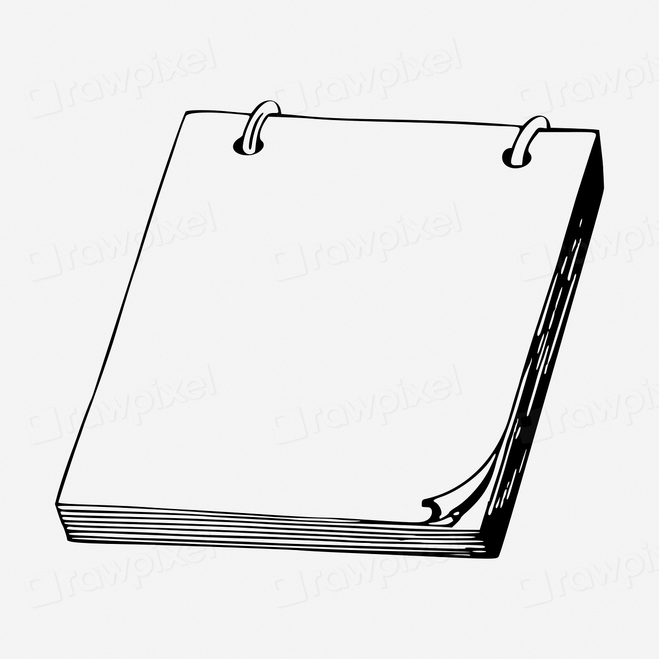 Notebook drawing, vintage stationery illustration. | Free Photo ...