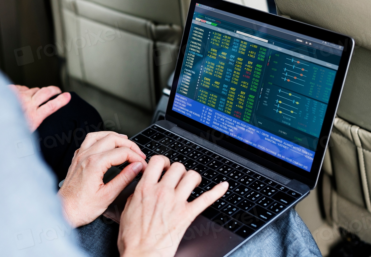 Business People Using Laptop Economic | Premium Photo - rawpixel