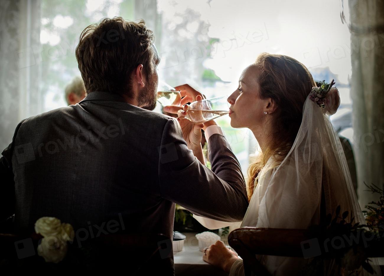 Couple wedding day reception table | Premium Photo - rawpixel