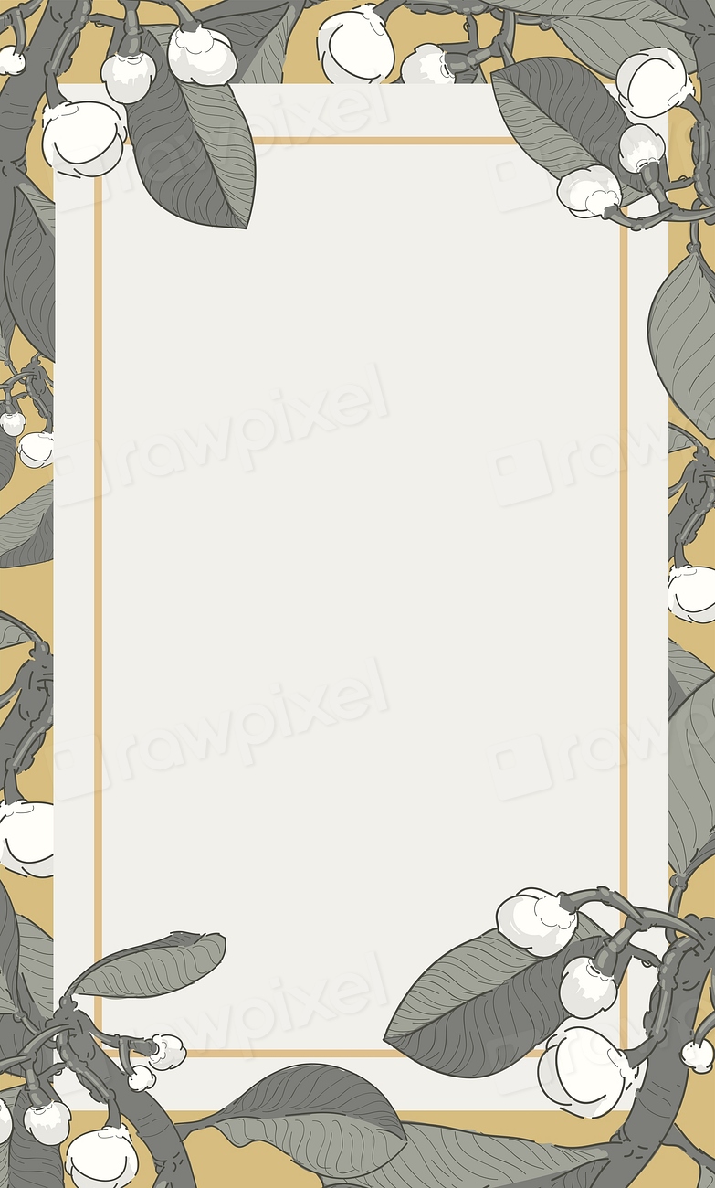 Illustration nature plant frame design | Premium Vector - rawpixel
