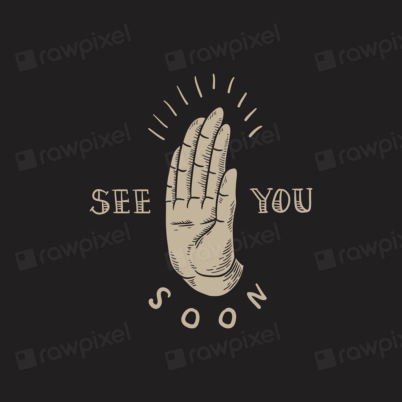 See You Soon Slogan Hand | Premium Vector Illustration - rawpixel