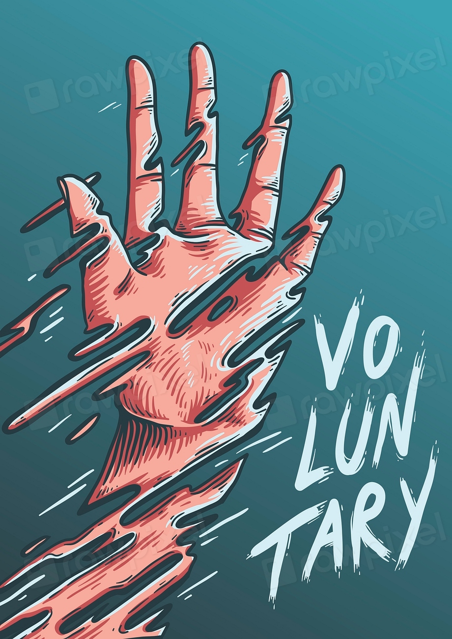 Raising voluntary hand comic style | Premium Vector Illustration - rawpixel