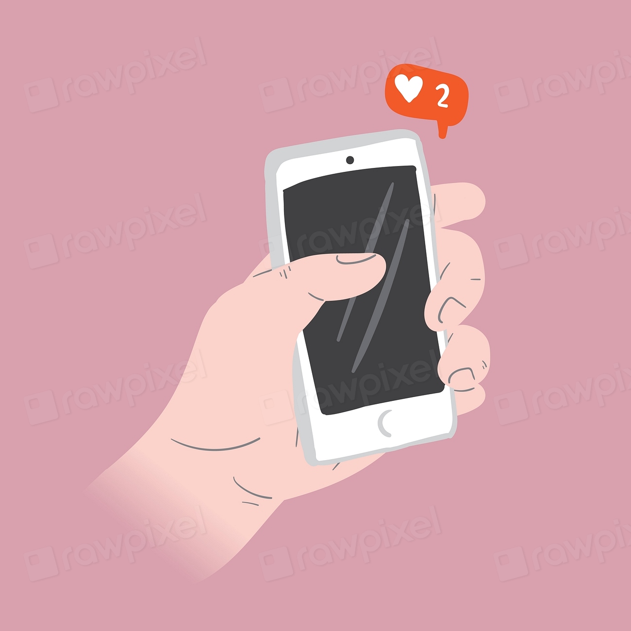 Liking Social Media Illustration Concept | Premium Photo - rawpixel