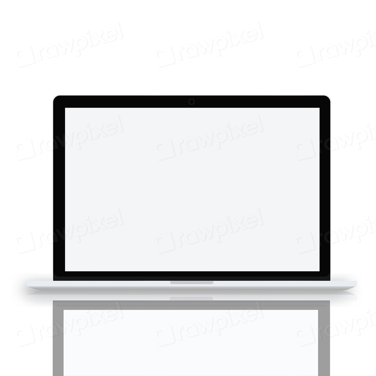 Blank laptop screen | Premium Vector Mockup - rawpixel