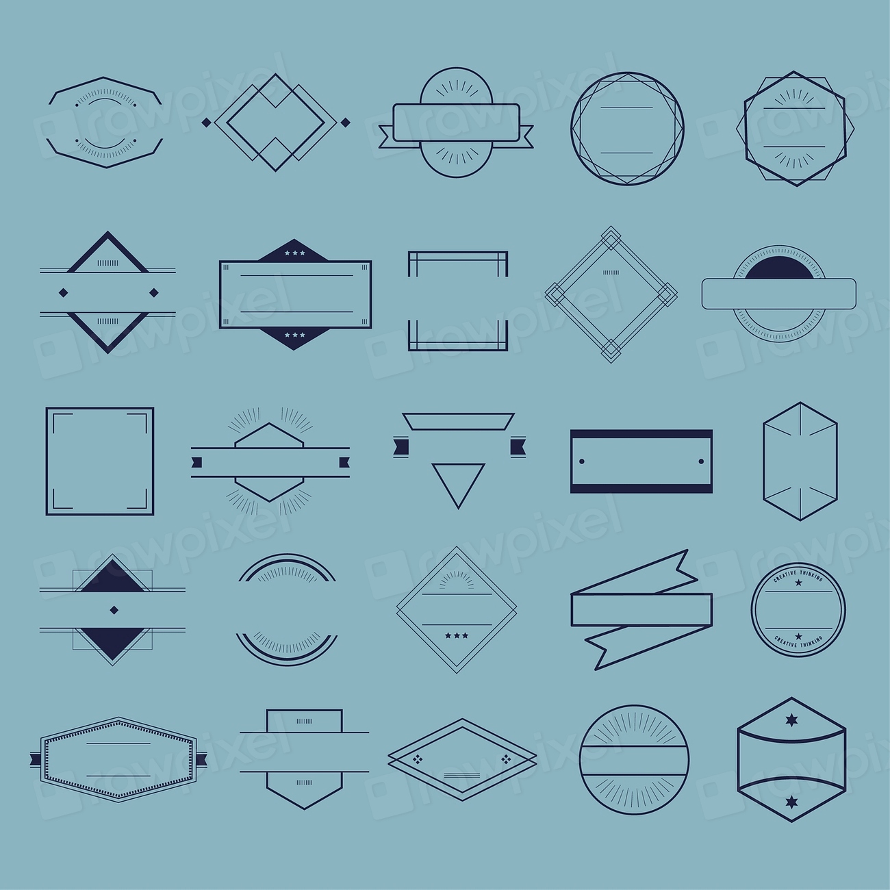 Illustration of badges collection | Premium Vector - rawpixel