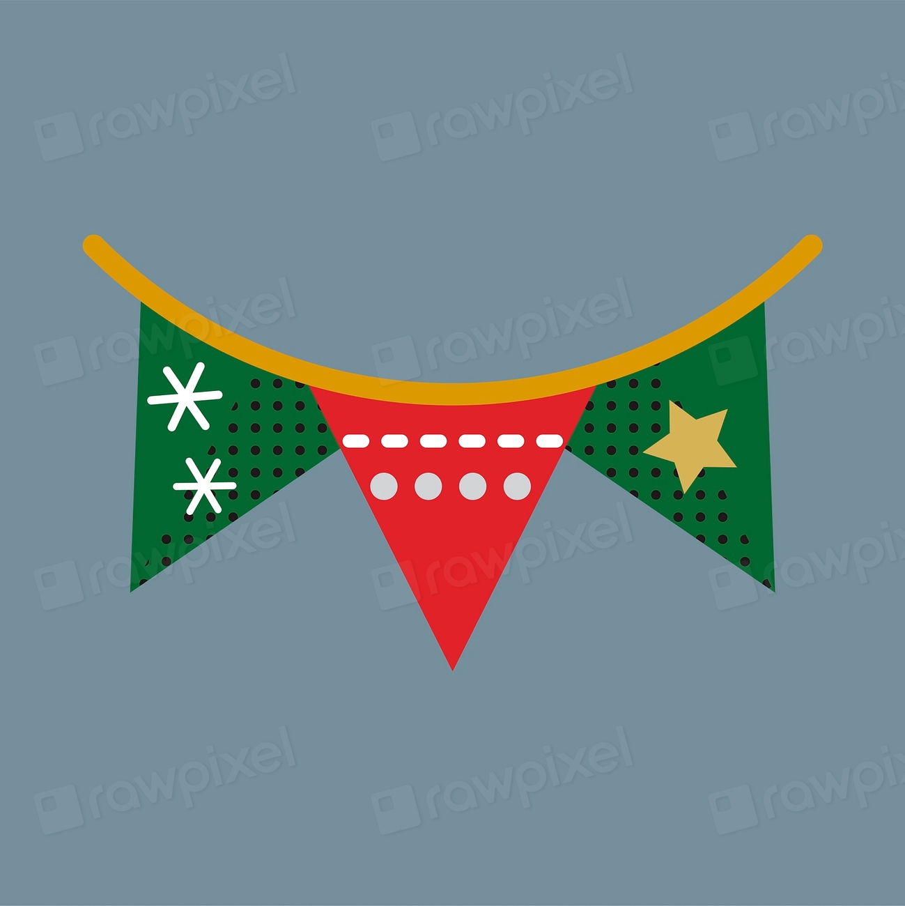 Merry Christmas Icon Concept | Free Vector - rawpixel