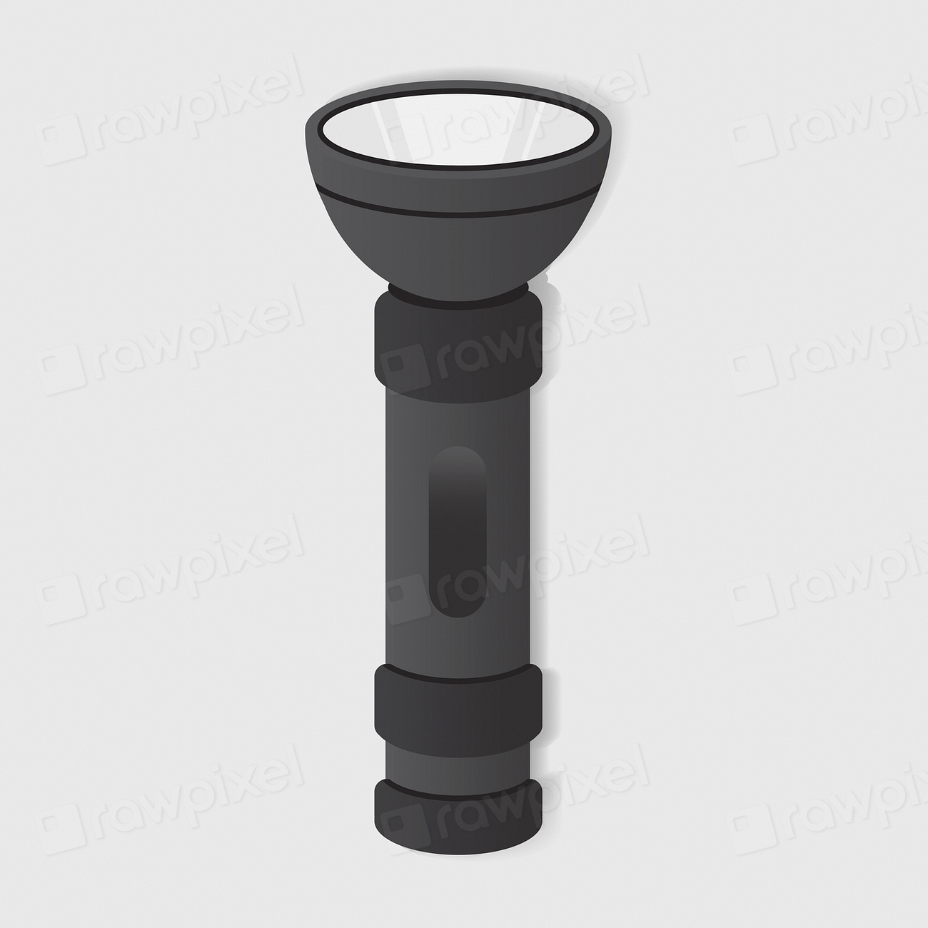 Flashlight Equipment Graphic Illustration Vector | Premium Vector ...
