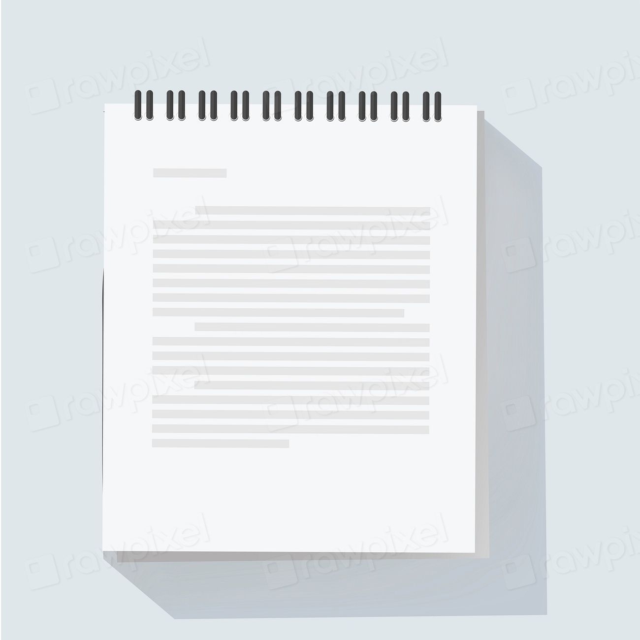 Notepad sheet vector illustration | Premium Vector - rawpixel
