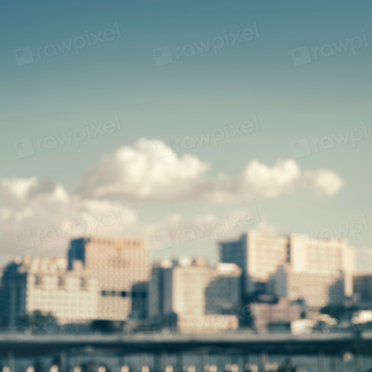 Blurry buildings and skyline | Free Photo - rawpixel