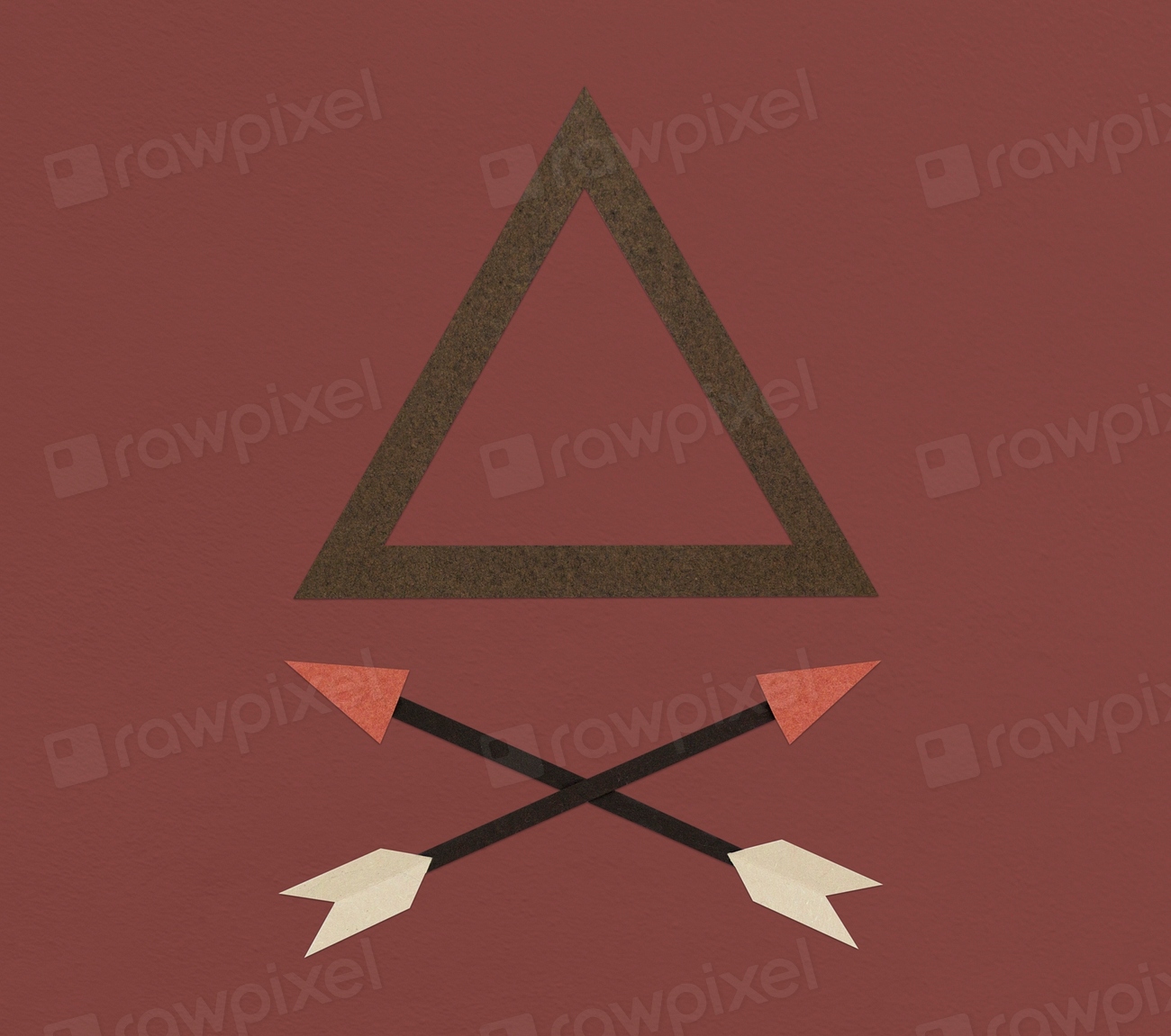 Triangle Pyramid Arrow Sign Icon | Free Photo - rawpixel