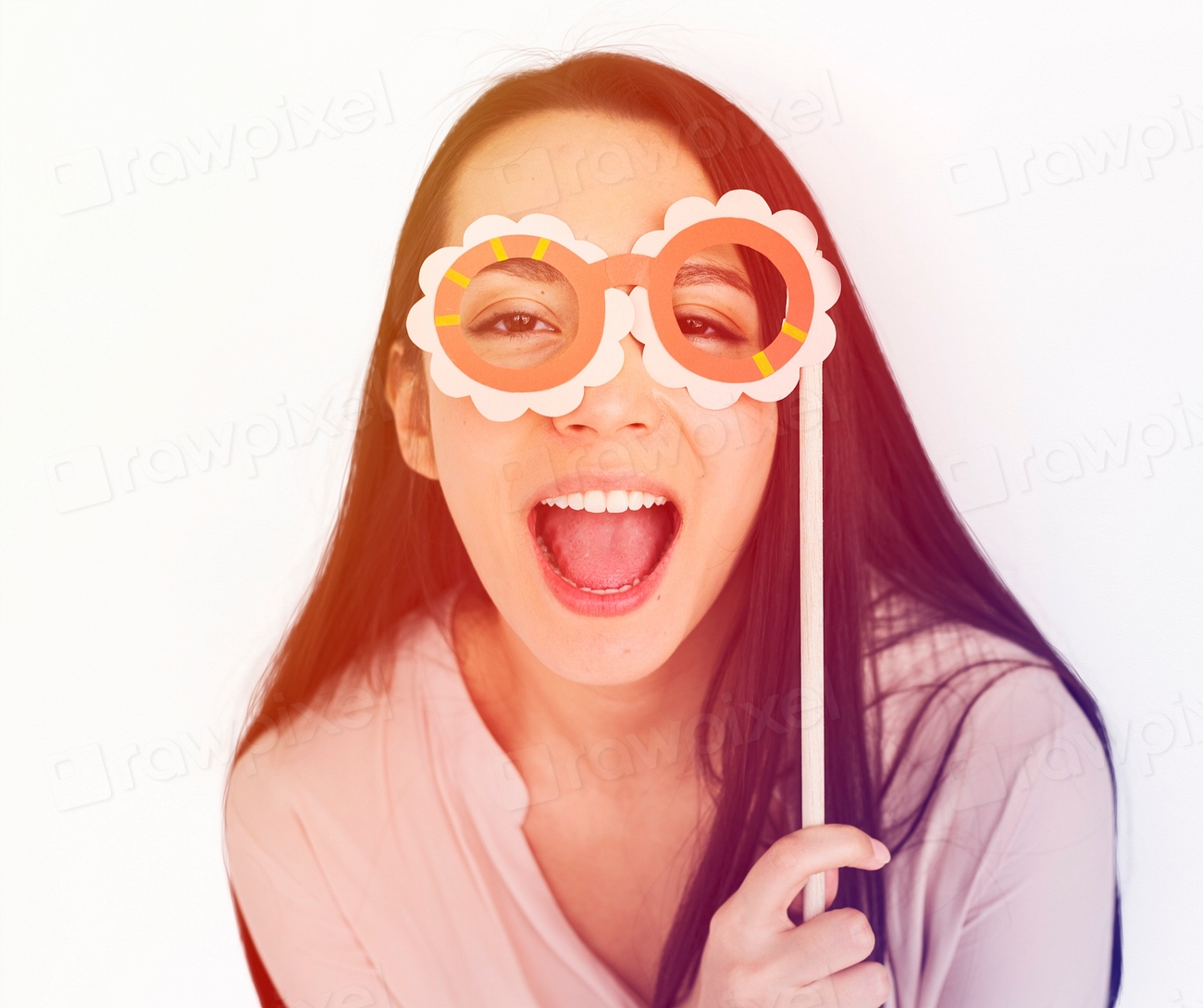 Woman Face Expression Cheerful Portrait | Premium Photo - rawpixel