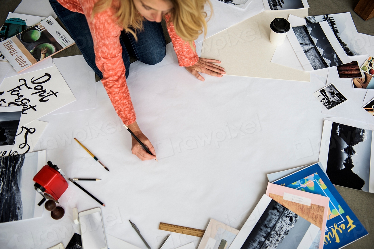 Hand Process Work Desk Draw | Premium Photo - rawpixel