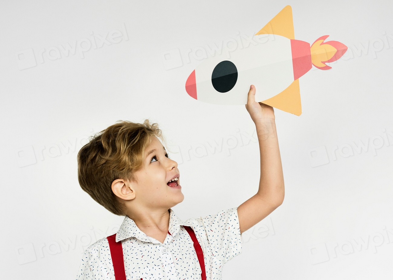Portrait boy rocket | Free Photo - rawpixel
