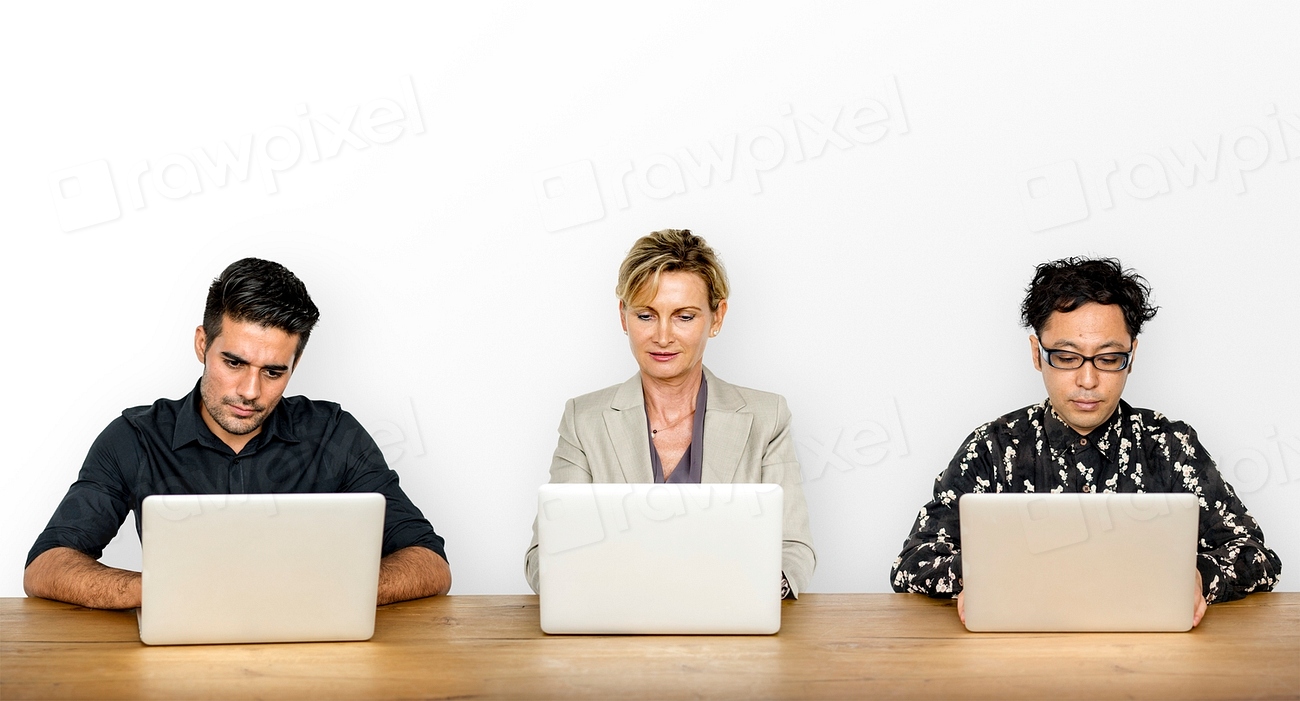 Adult People Use Laptop Studio | Premium PSD - rawpixel