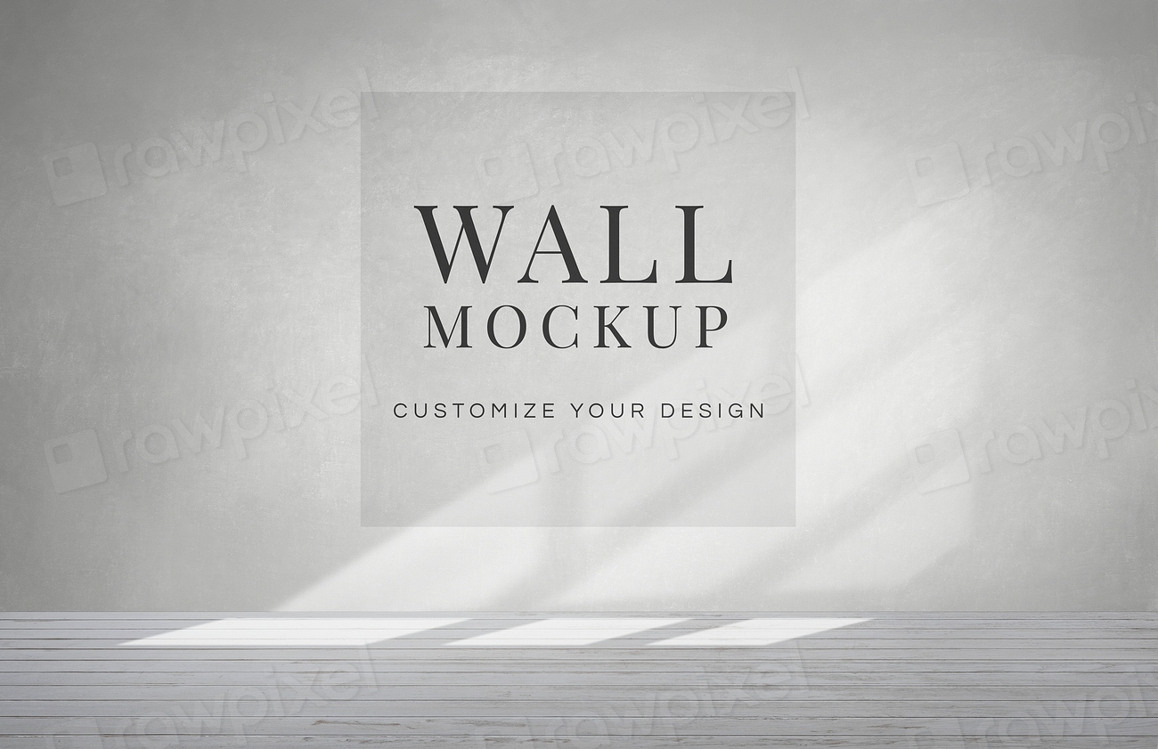 Empty room gray wall mockup | Premium PSD Mockup - rawpixel