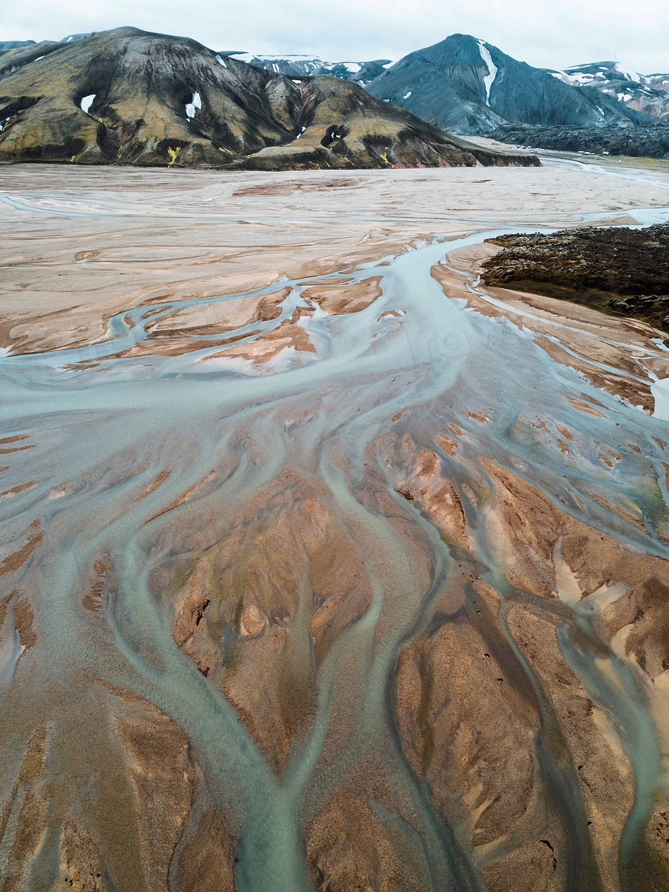 View Icelandic glacial river flow | Premium Photo - rawpixel