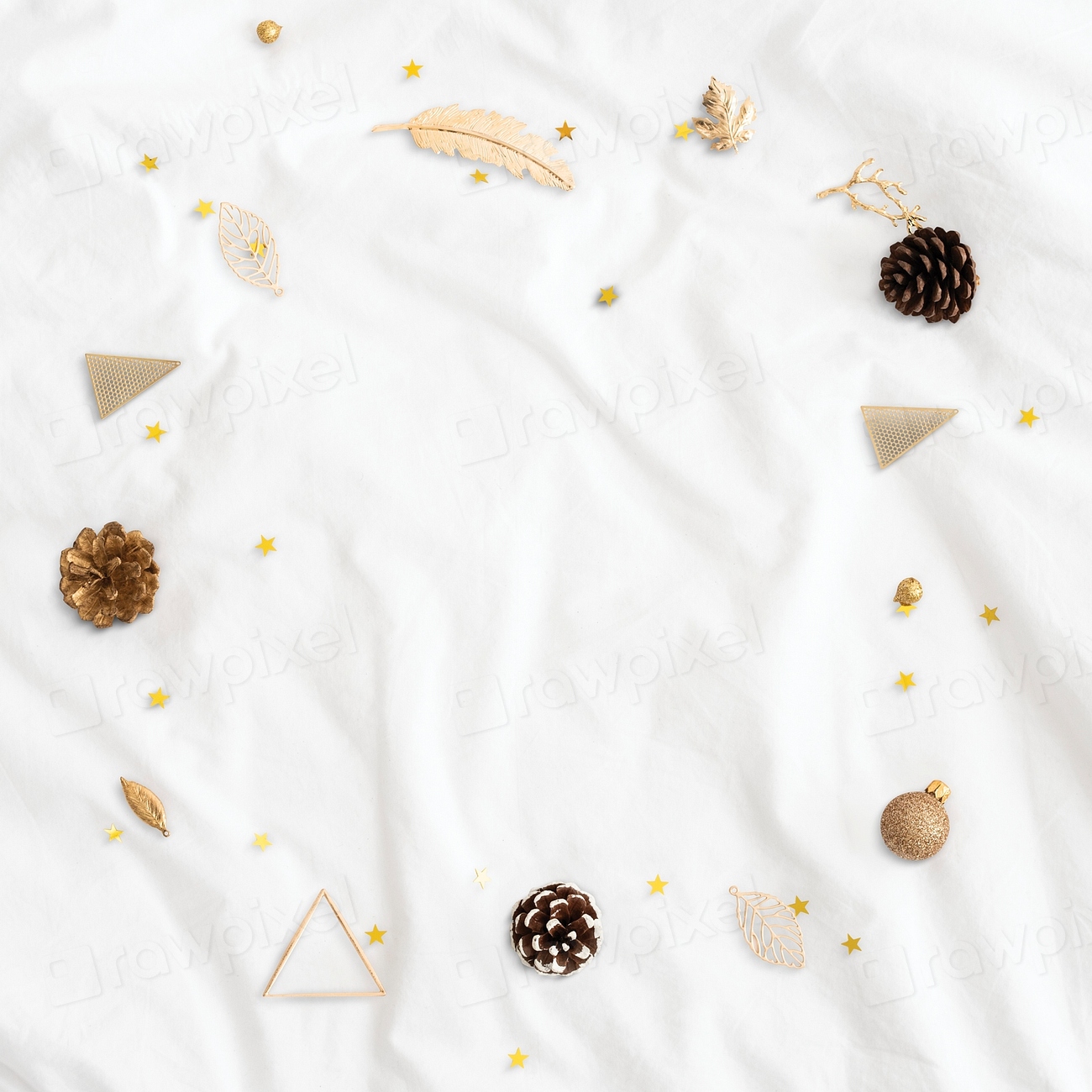 Festive round Christmas frame design | Premium PSD - rawpixel