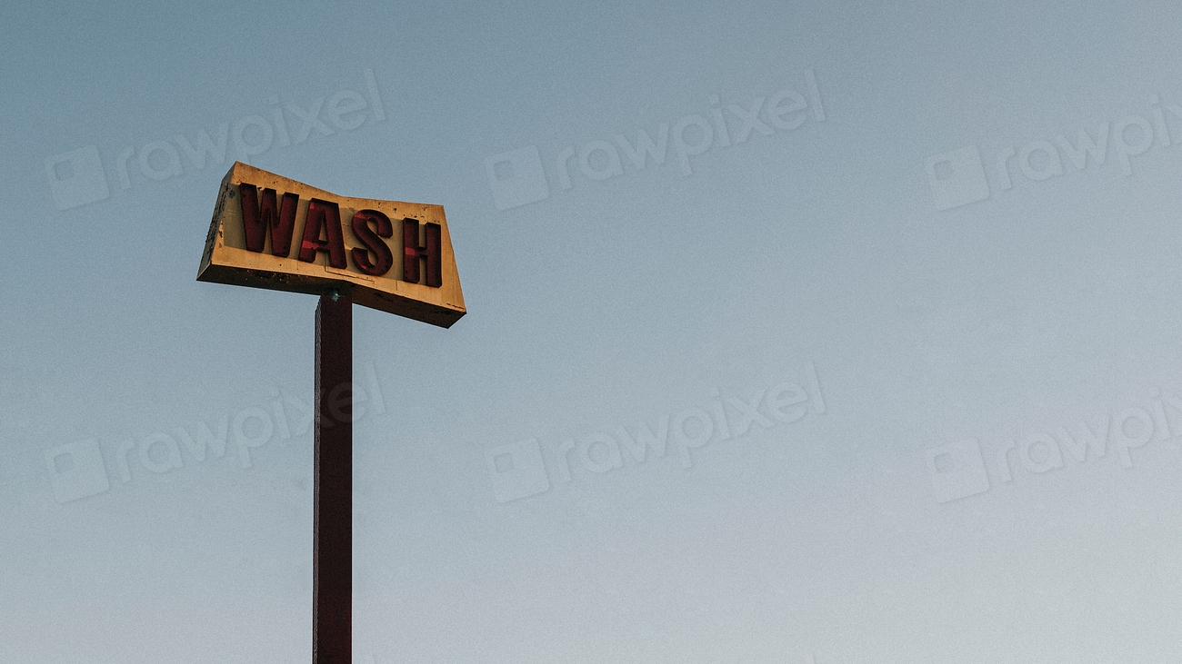 Old rustic car wash sign | Premium Photo - rawpixel