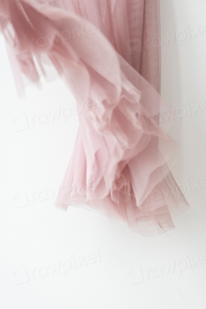 Pink chiffon fabric texture on white | Premium Photo - rawpixel