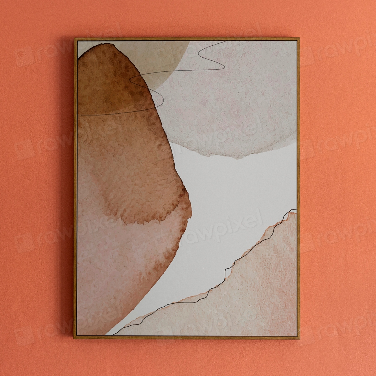 Minimal picture frame mockup psd | Premium PSD Mockup - rawpixel