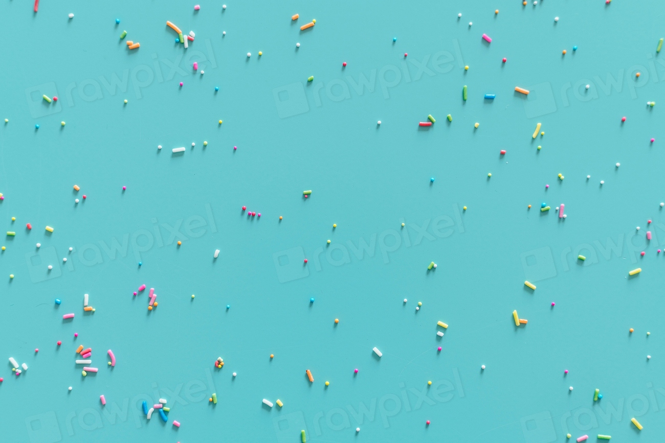 Blue wallpaper with sprinkles | Premium Photo - rawpixel