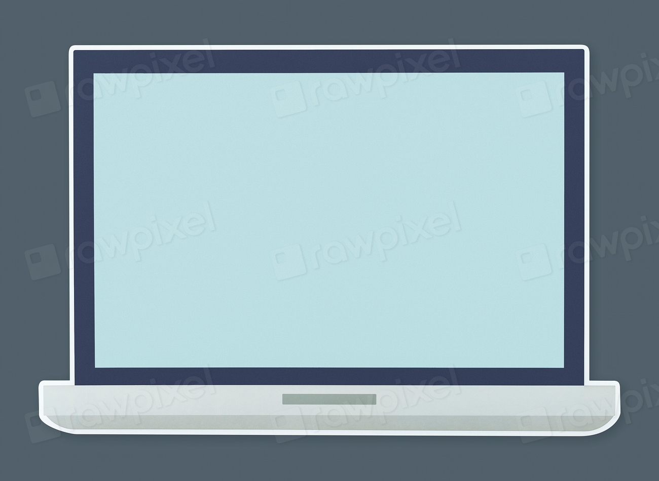 Laptop icon isolated | Free Photo - rawpixel