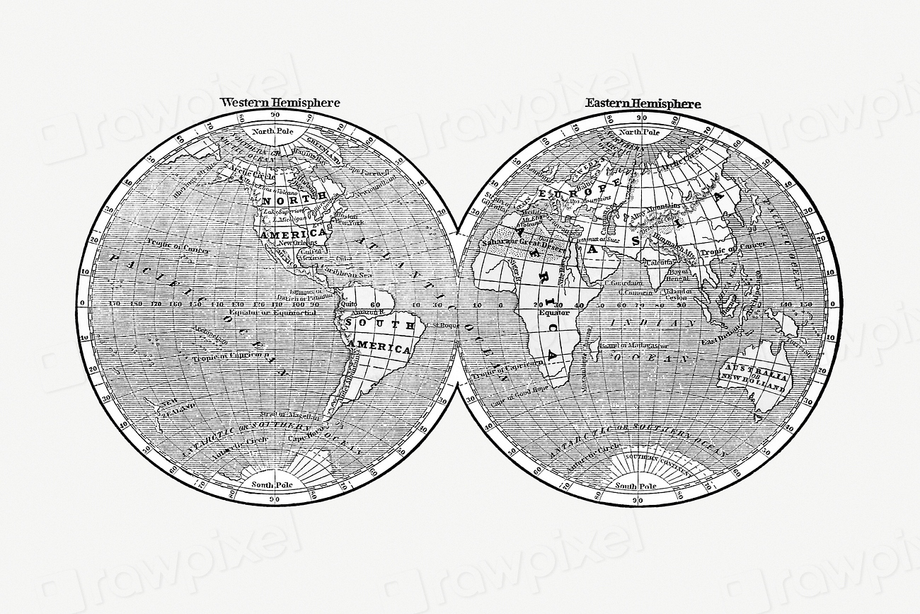World map System Geography, use | Free Photo Illustration - rawpixel