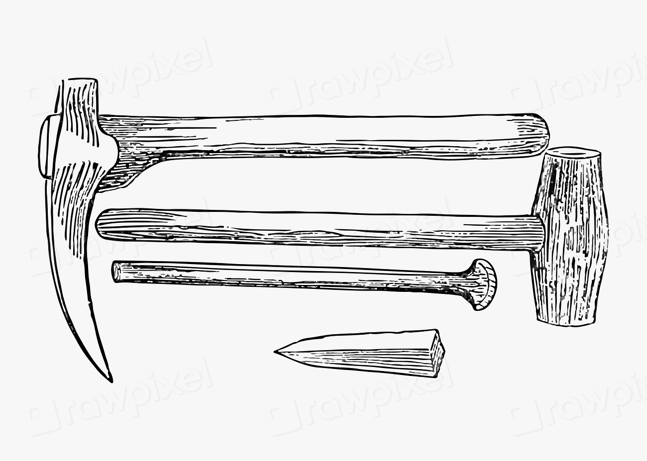 Mining tools set illustration vector | Premium Vector Illustration ...
