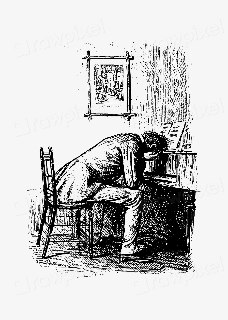 Sad pianist drawing vector | Premium Vector Illustration - rawpixel