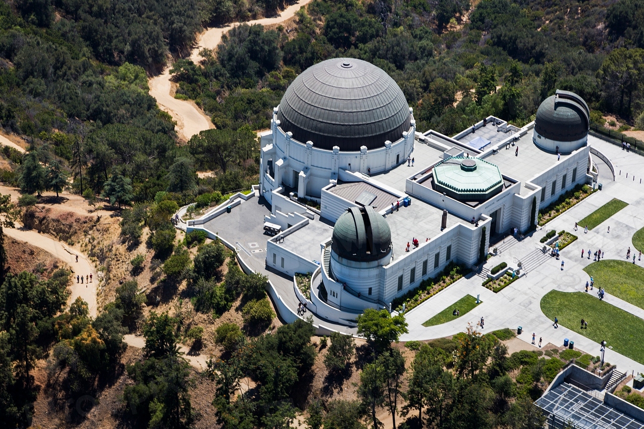 Aerial view of Griffit Observatory. | Free Photo - rawpixel
